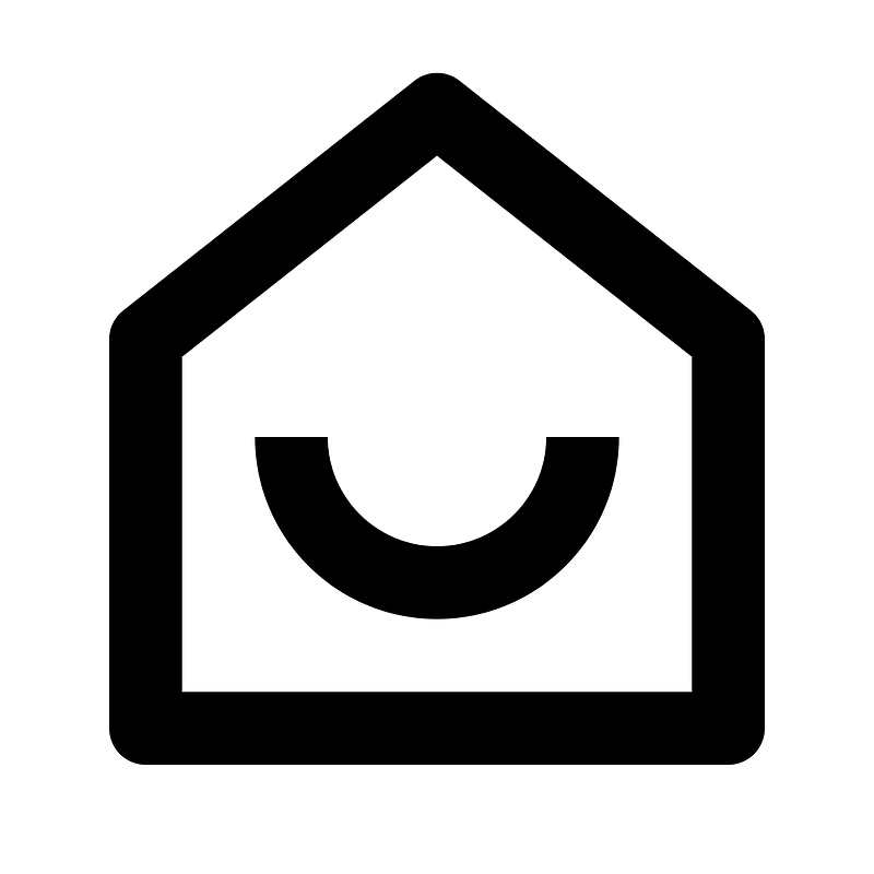 Home-smile icon. Free download transparent .PNG | Creazilla