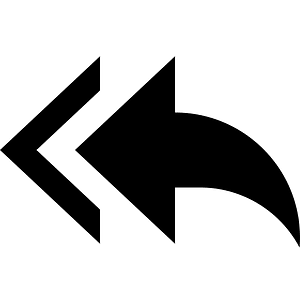 Reply all icon. Free download transparent .PNG | Creazilla