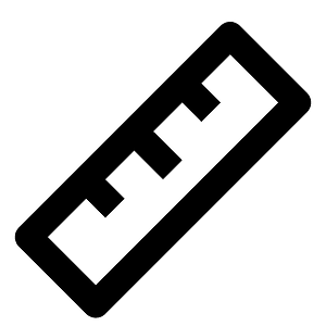 Ruler icon. Free download transparent .PNG | Creazilla