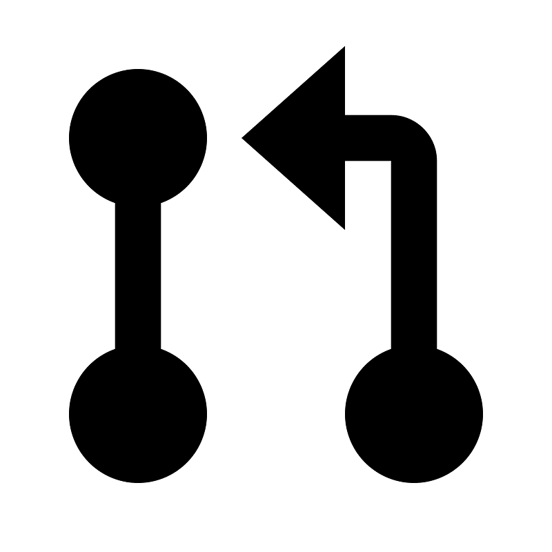 Git-pull-request icon. Free download transparent .PNG | Creazilla