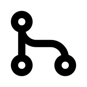 Git-pull-request icon. Free download transparent .PNG | Creazilla