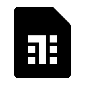 Sim-card icon. Free download transparent .PNG | Creazilla