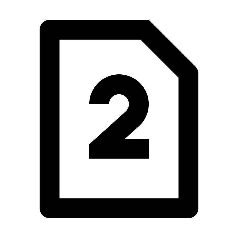 Dual-sim icon. Free download transparent .PNG | Creazilla