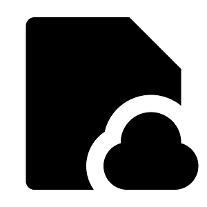 File-cloud icon. Free download transparent .PNG | Creazilla