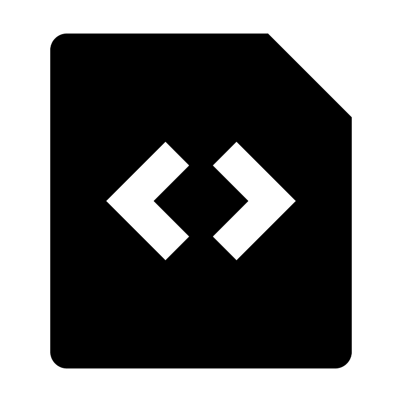 File-code icon. Free download transparent .PNG | Creazilla