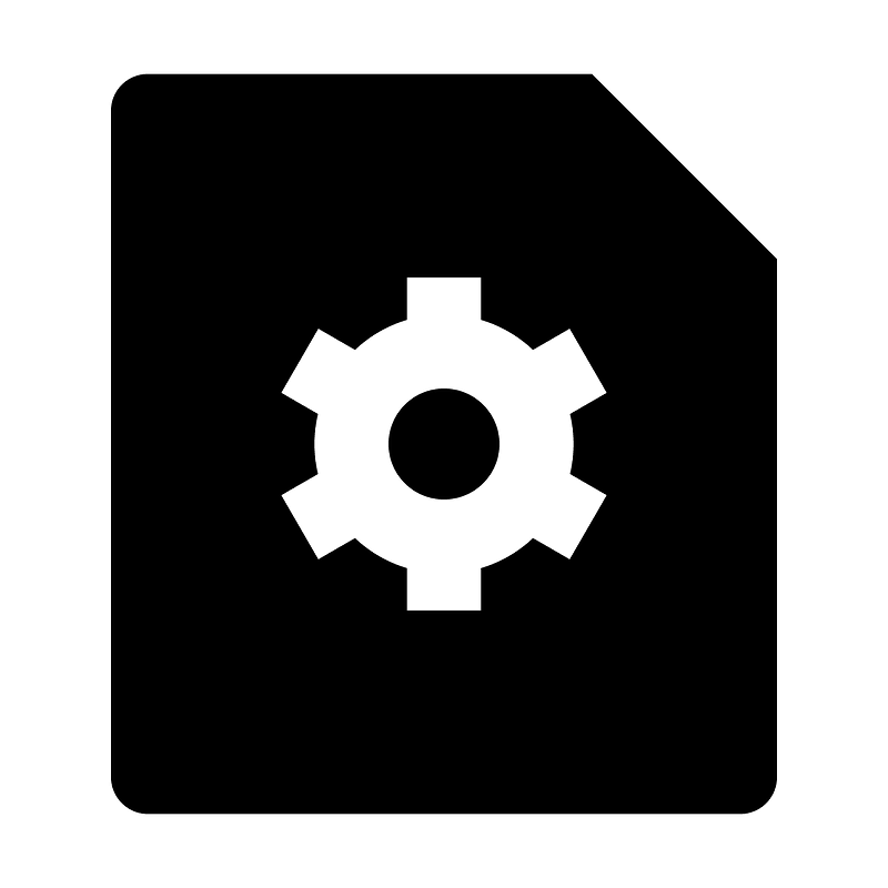 File-settings icon. Free download transparent .PNG | Creazilla