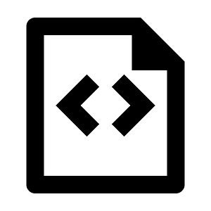 File-code icon. Free download transparent .PNG | Creazilla