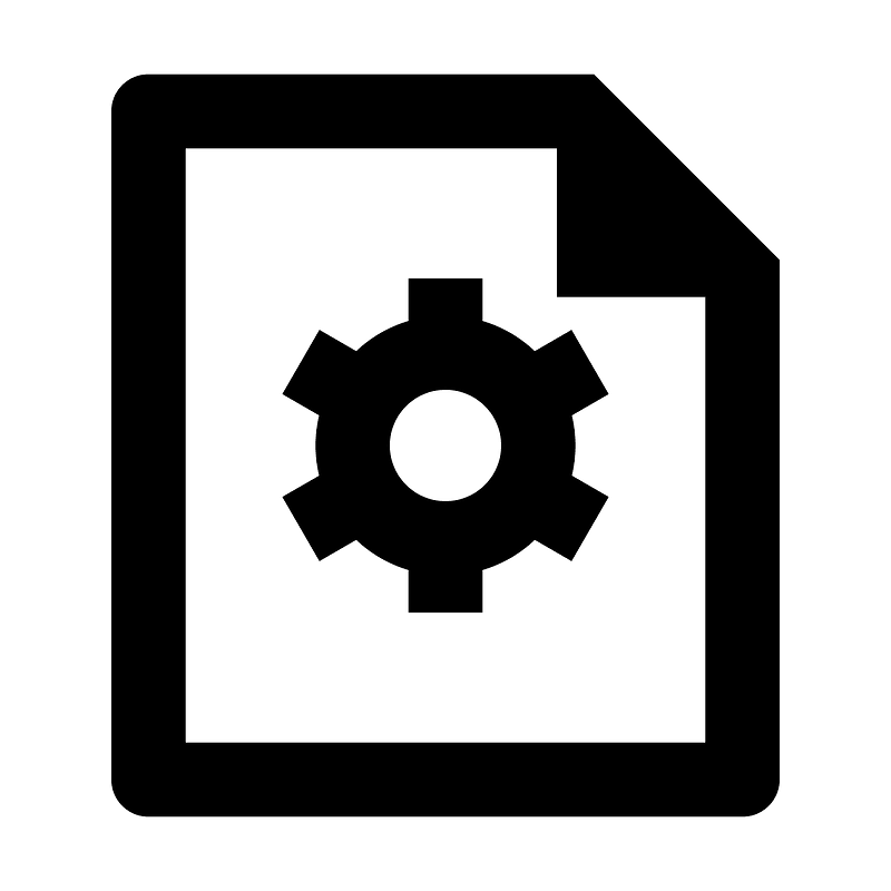 File-settings icon. Free download transparent .PNG | Creazilla