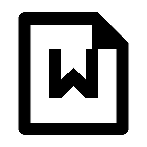 File-word icon. Free download transparent .PNG | Creazilla