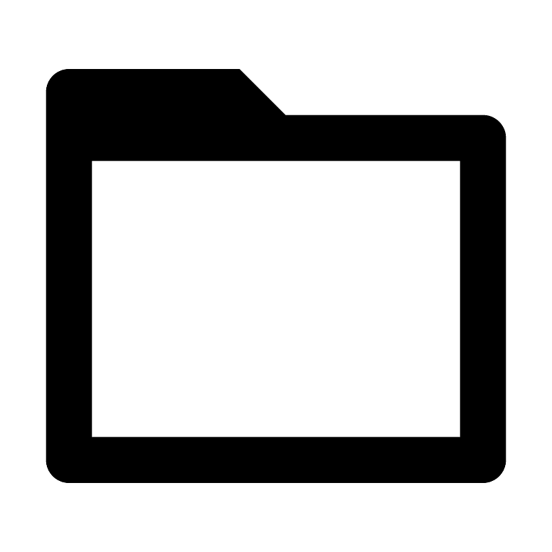 Folder icon. Free download transparent .PNG | Creazilla