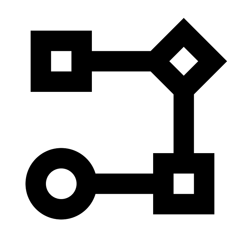 Flow-chart icon. Free download transparent .PNG | Creazilla