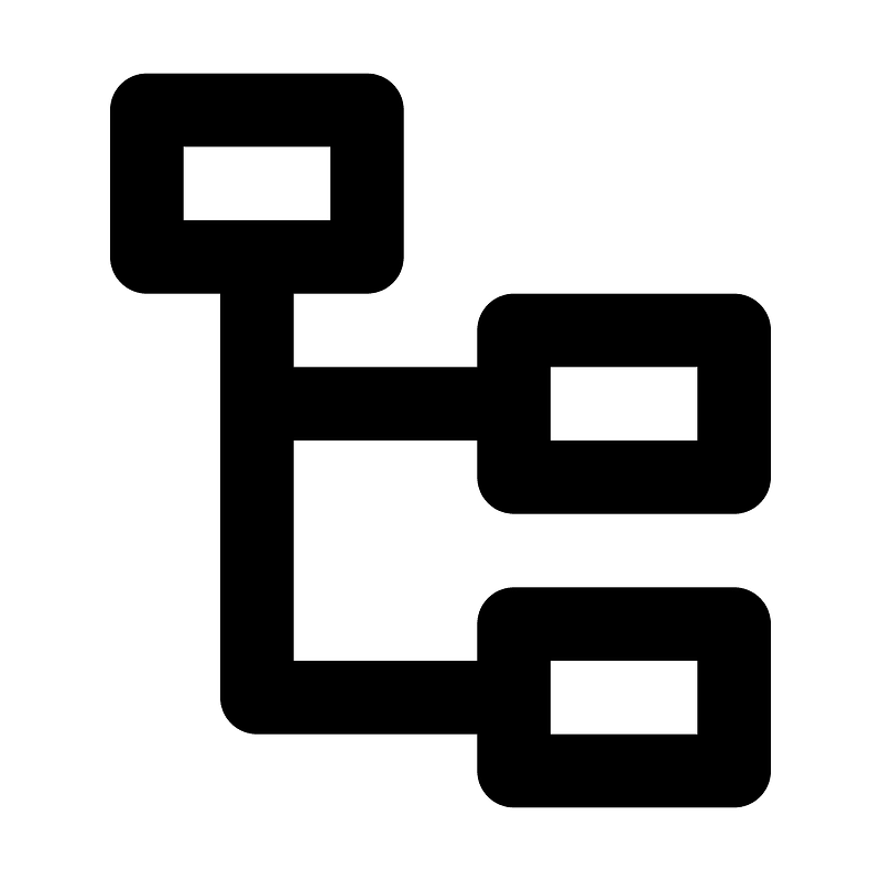 Node-tree icon. Free download transparent .PNG | Creazilla