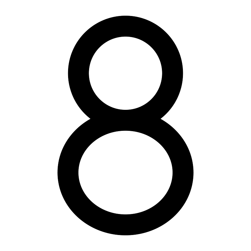 Number icon. Free download transparent .PNG | Creazilla