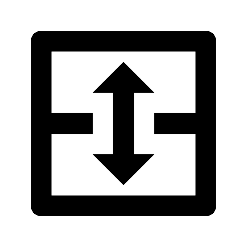 Split-cells-vertical icon. Free download transparent .PNG | Creazilla