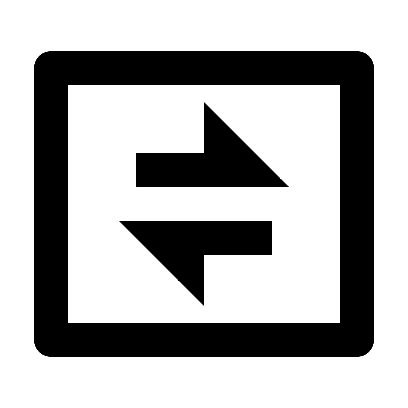 Exchange-box icon. Free download transparent .PNG | Creazilla