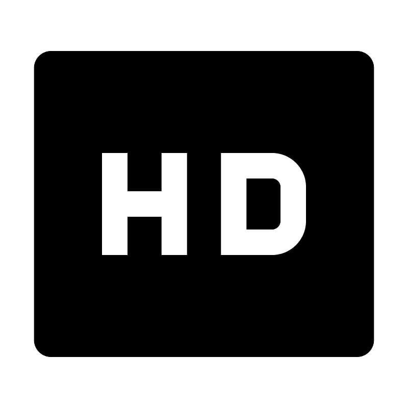 Hd icon. Free download transparent .PNG | Creazilla