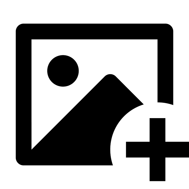 Image-add - Free vector icons on creazilla.com