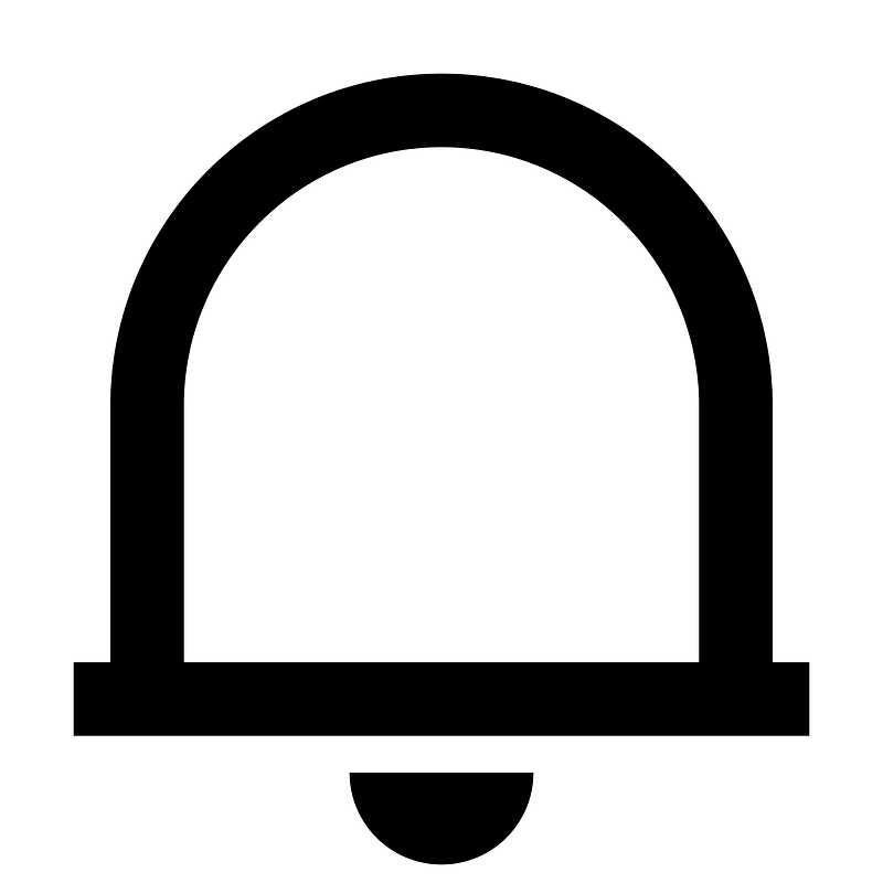 Notification icon. Free download transparent .PNG | Creazilla