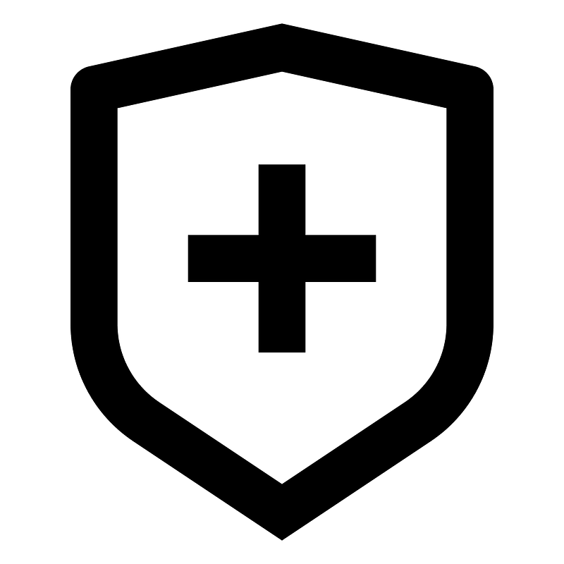 Shield-cross icon. Free download transparent .PNG | Creazilla