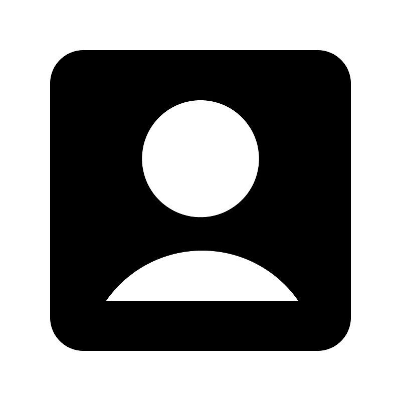 Account-box icon. Free download transparent .PNG | Creazilla