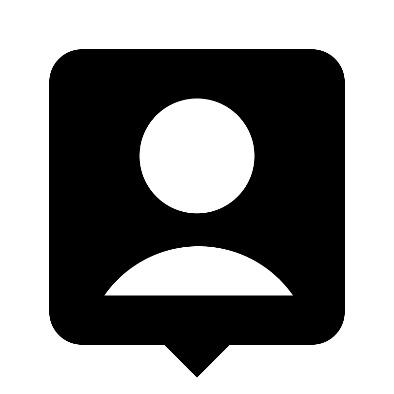 Account-pin-box icon. Free download transparent .PNG | Creazilla