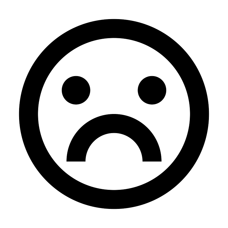Emotion-unhappy icon. Free download transparent .PNG | Creazilla