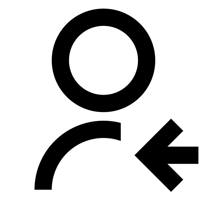 User-received icon. Free download transparent .PNG | Creazilla