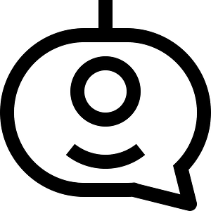 Chatbot icon. Free download transparent .PNG | Creazilla