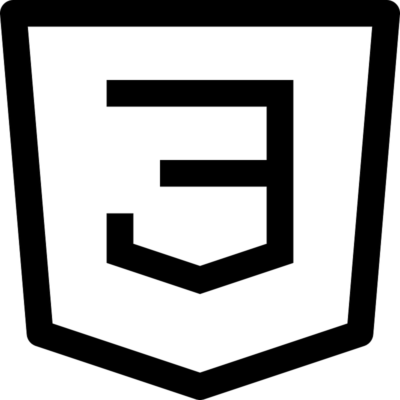 Css icon. Free download transparent .PNG | Creazilla