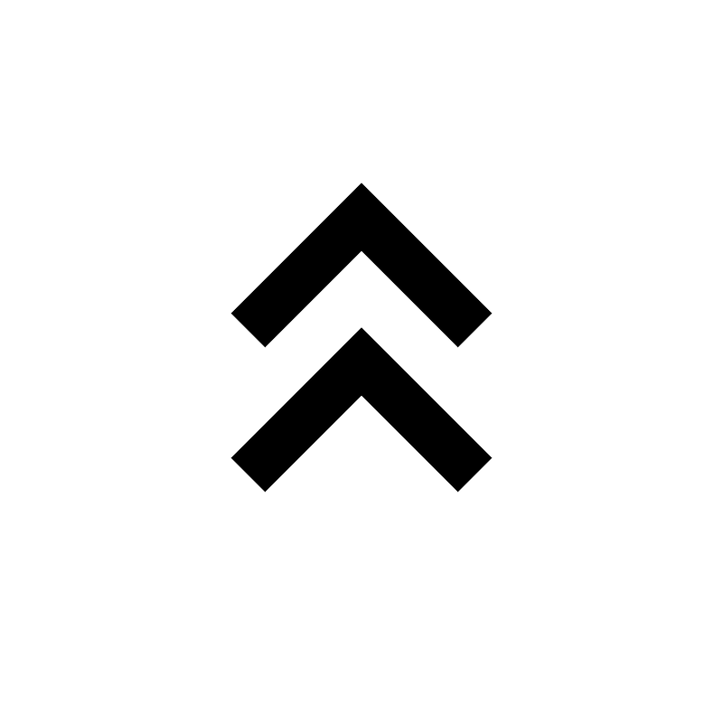 Double-caret-up-small icon. Free download transparent .PNG | Creazilla