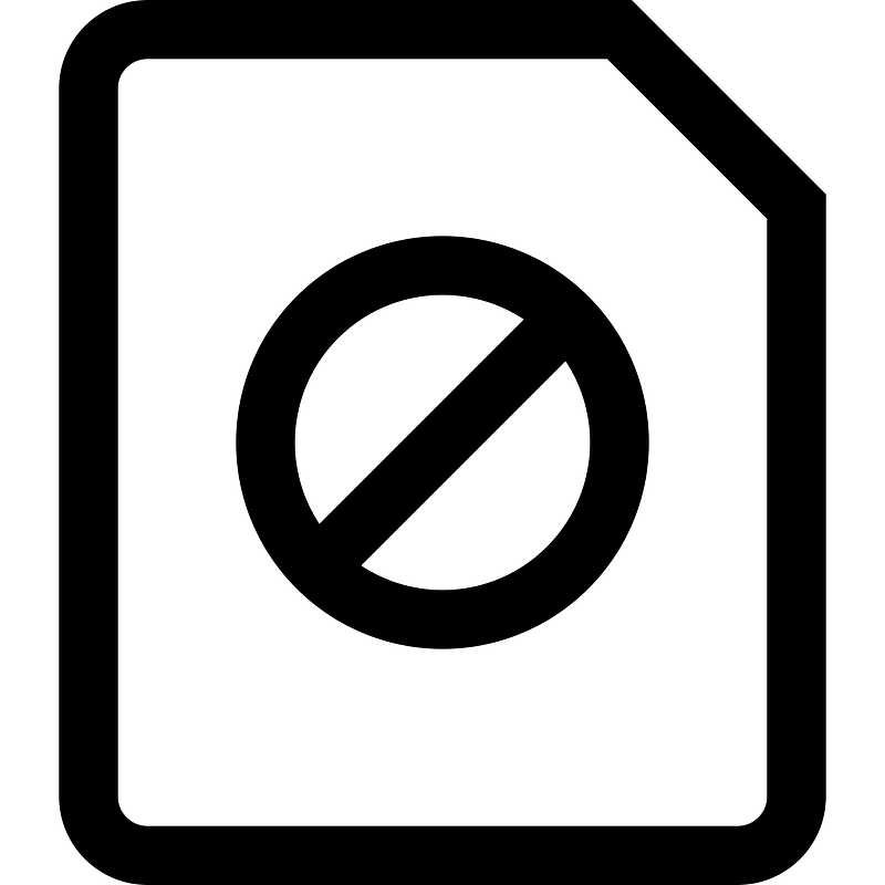 File-no-access icon. Free download transparent .PNG | Creazilla