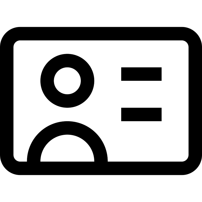 Id icon. Free download transparent .PNG | Creazilla