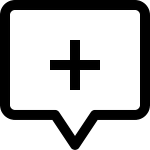 Message-plus icon. Free download transparent .PNG | Creazilla