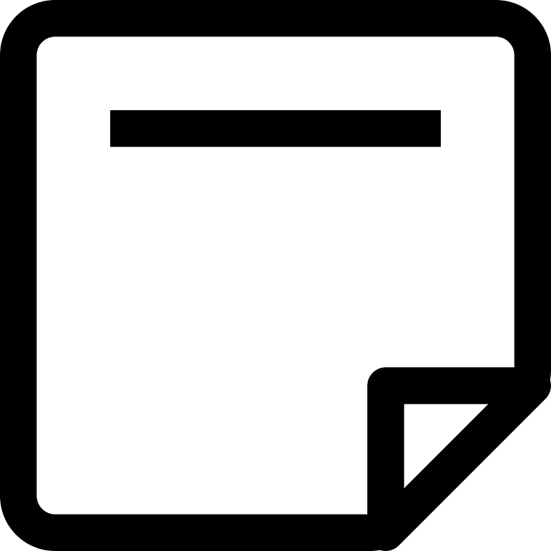 Note icon. Free download transparent .PNG | Creazilla