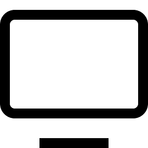 Screen icon. Free download transparent .PNG | Creazilla