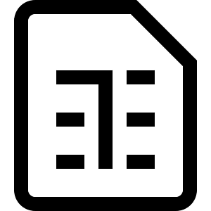 Sim icon. Free download transparent .PNG | Creazilla