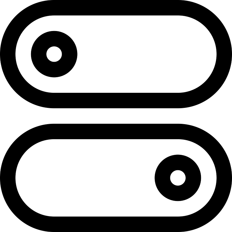 Toggle icon. Free download transparent .PNG | Creazilla