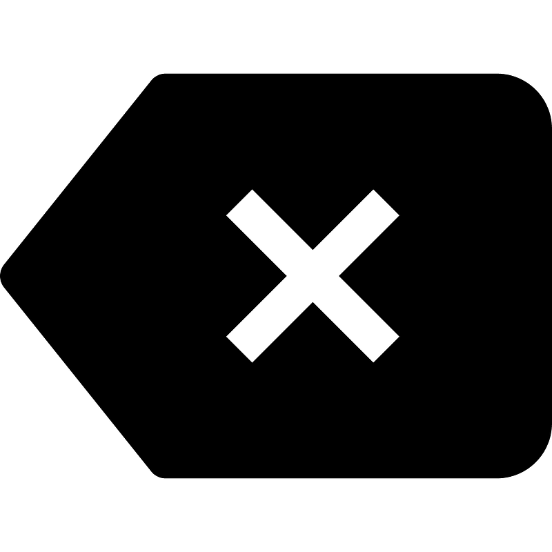 Backspace icon. Free download transparent .PNG | Creazilla