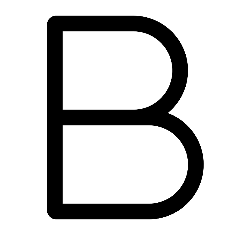 Bold icon. Free download transparent .PNG | Creazilla