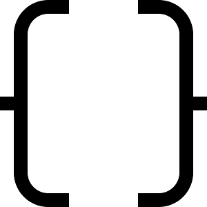 Bracket icon. Free download transparent .PNG | Creazilla