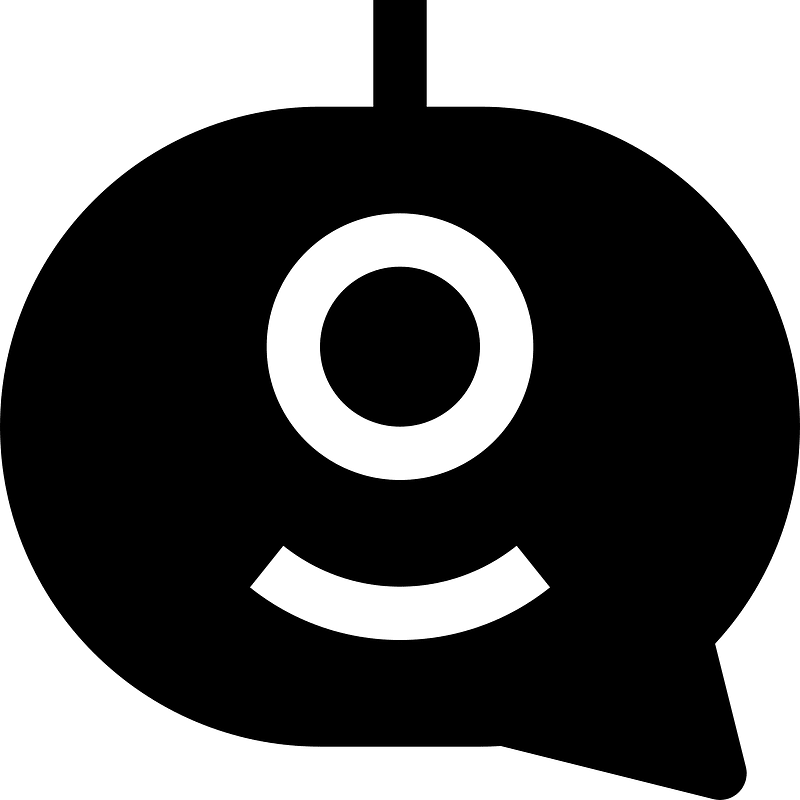 Chatbot icon. Free download transparent .PNG | Creazilla