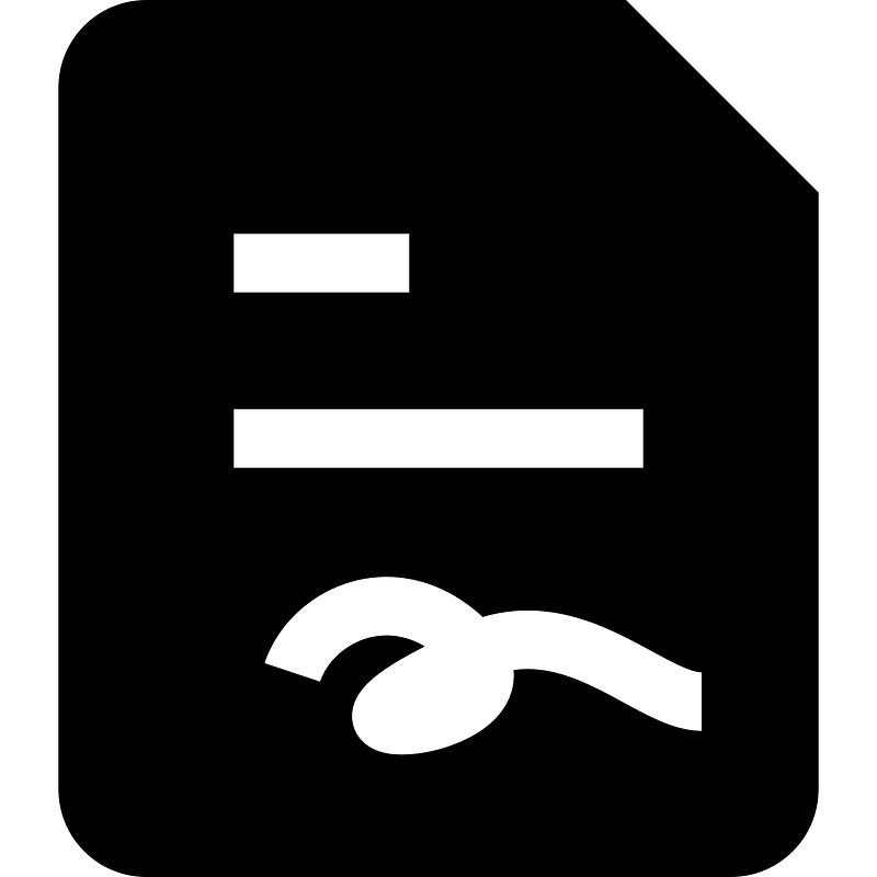 Contract icon. Free download transparent .PNG | Creazilla