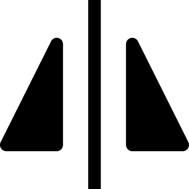 Flip-vertical icon. Free download transparent .PNG | Creazilla