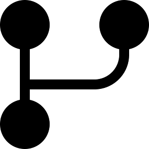 Git-fork icon. Free download transparent .PNG | Creazilla