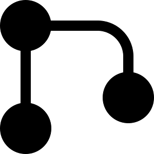 Git-merge icon. Free download transparent .PNG | Creazilla