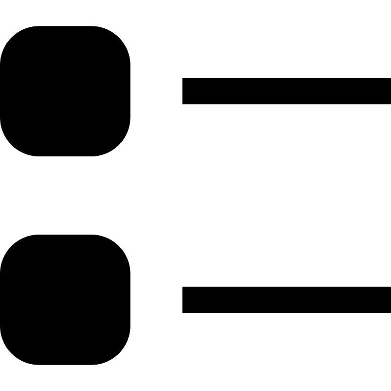 List-layout icon. Free download transparent .PNG | Creazilla