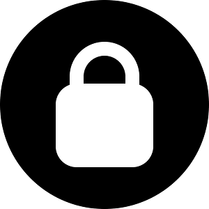 Lock-circle icon. Free download transparent .PNG | Creazilla