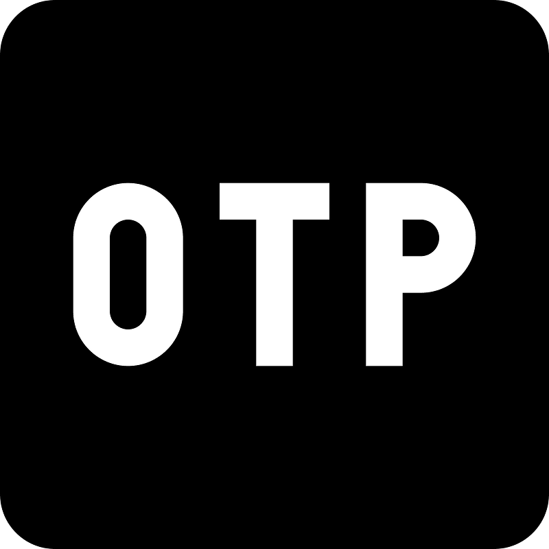 Otp icon. Free download transparent .PNG | Creazilla