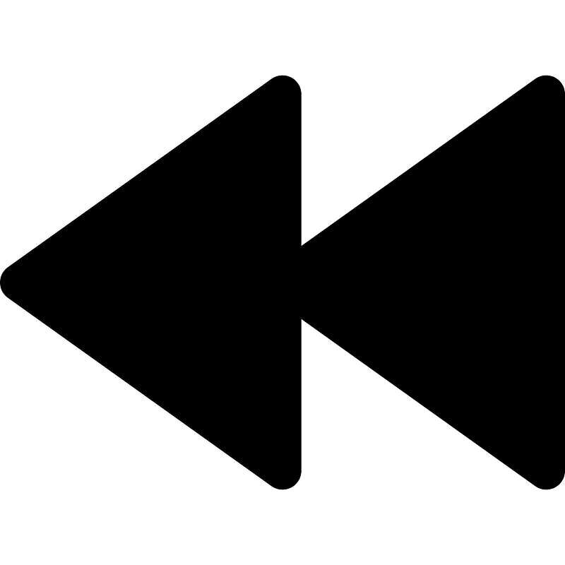 Rewind icon. Free download transparent .PNG | Creazilla