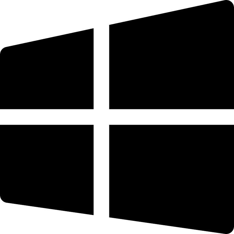 Windows icon. Free download transparent .PNG | Creazilla